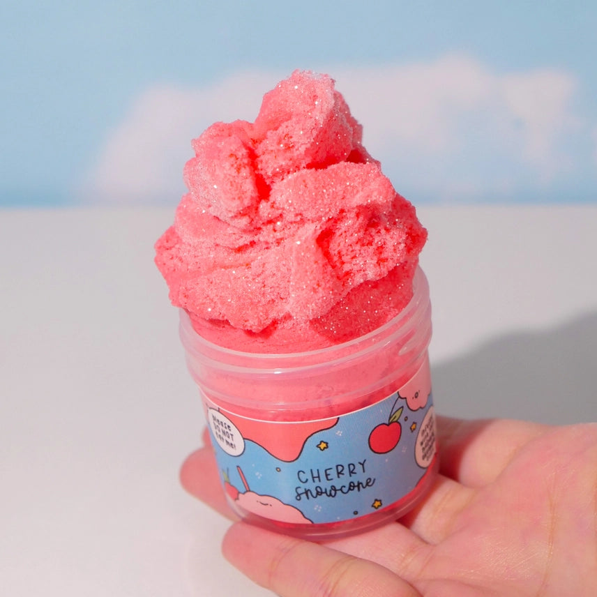 Cherry Snowcone Mini Slime – Atomic Polish