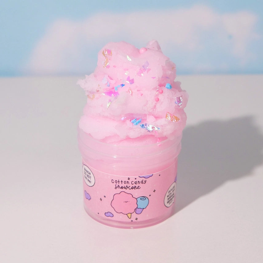 Cotton Candy Snowcone Mini Slime – Atomic Polish