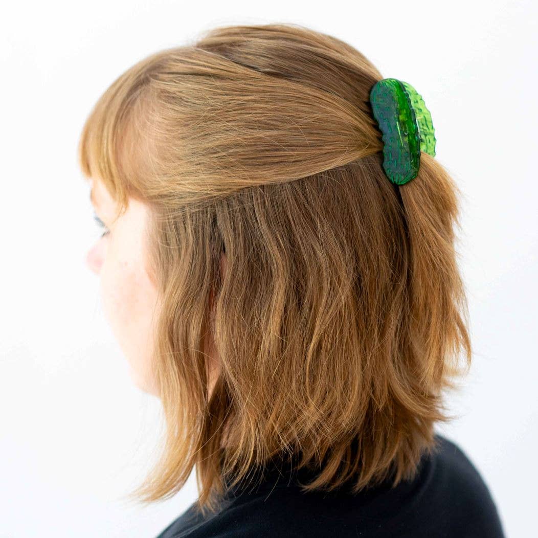 Mini Pickle Hair Claw Clip – Atomic Polish